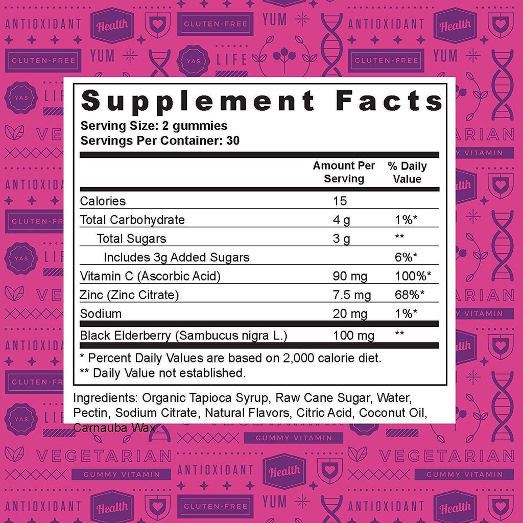vegetarian elderberry supplements for health
