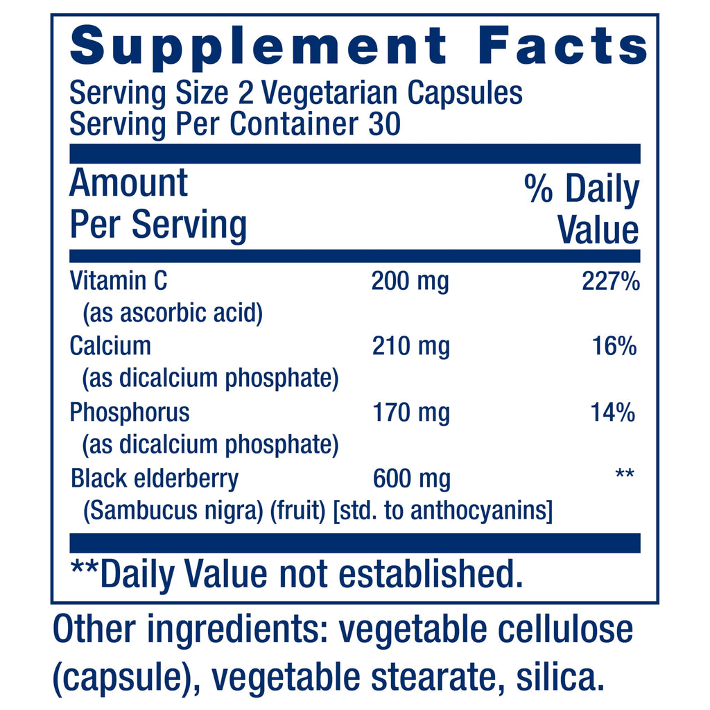 vegetarian elderberry vitamin blend