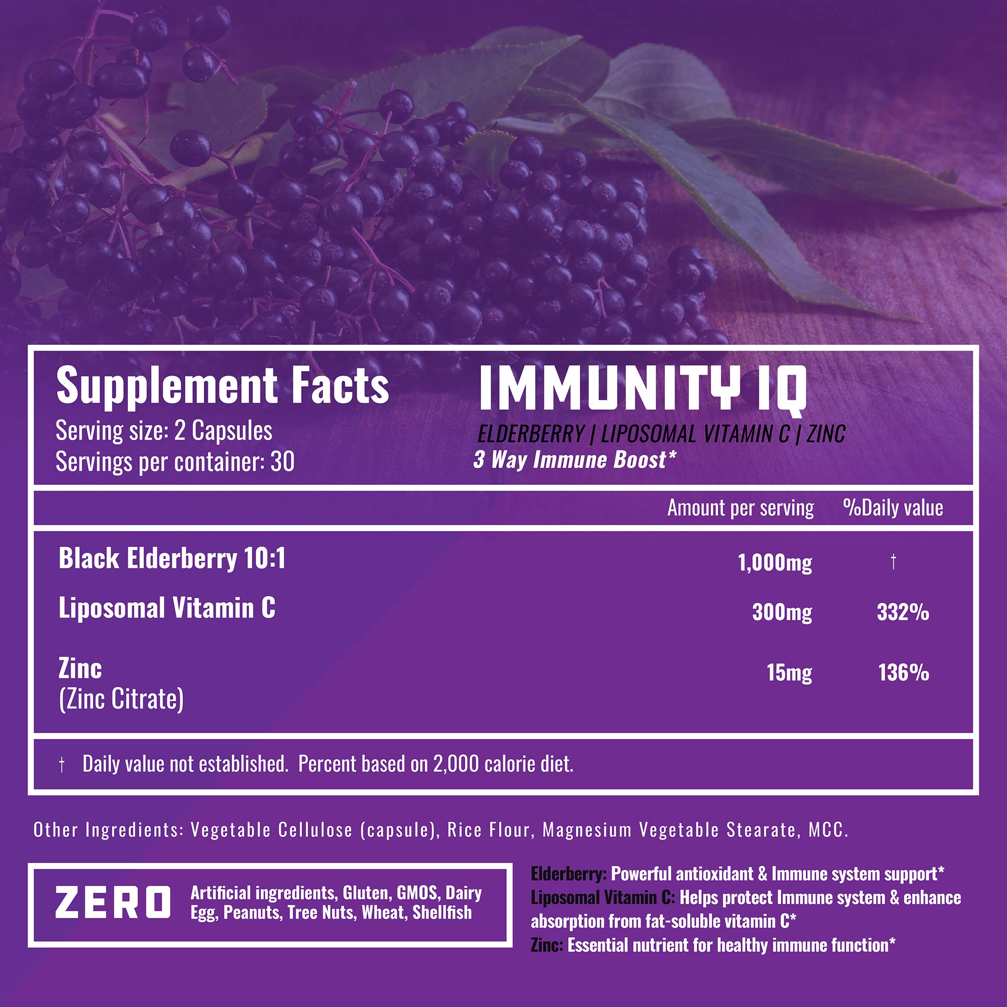 vegetarian elderberry with vitamin C