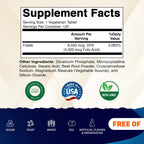 vegetarian folic acid tablets