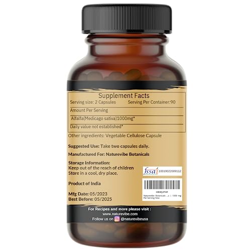 vegetarian-friendly alfalfa capsules