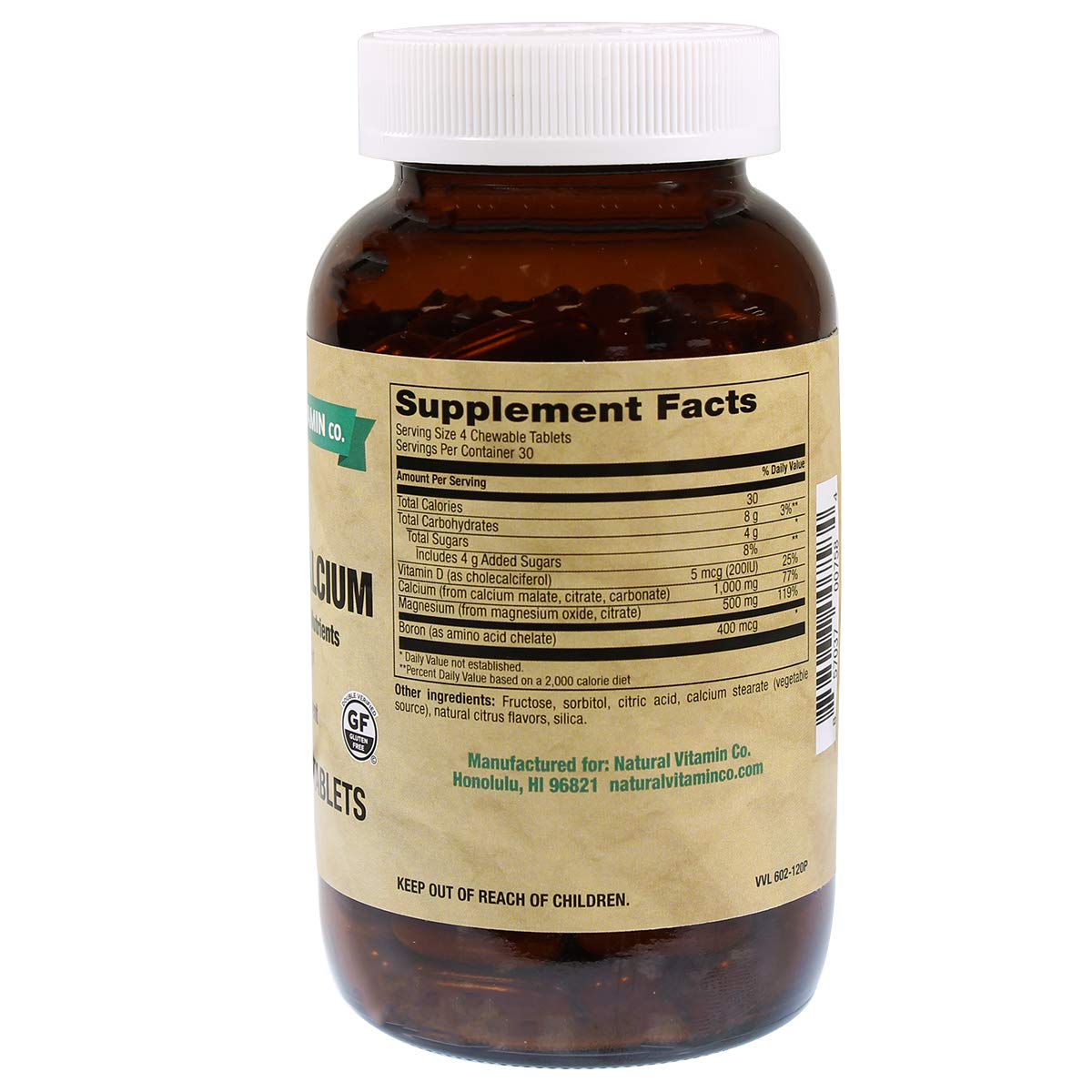 vegetarian-friendly calcium with vitamin D3