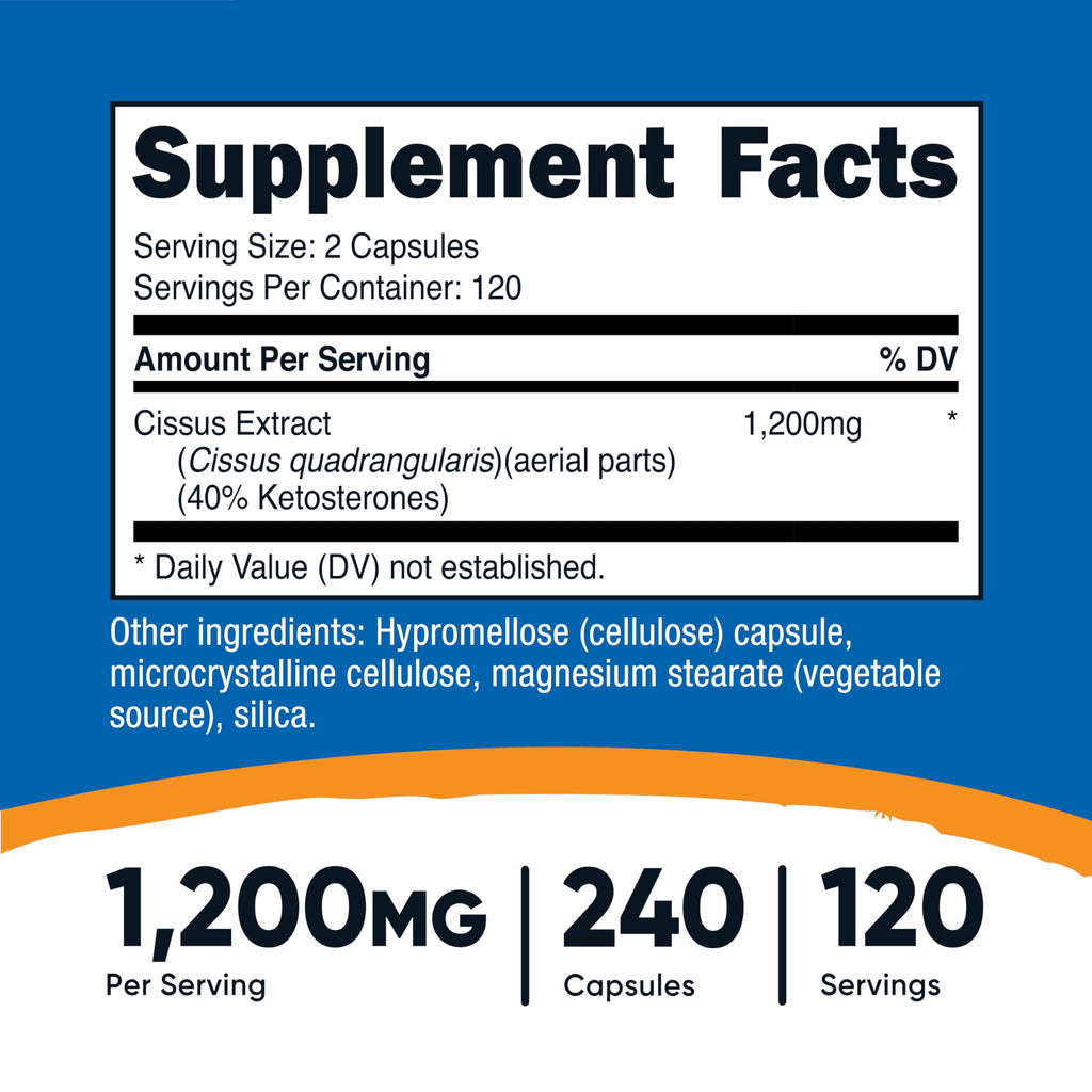 Vegetarian-friendly Cissus Quadrangularis benefits