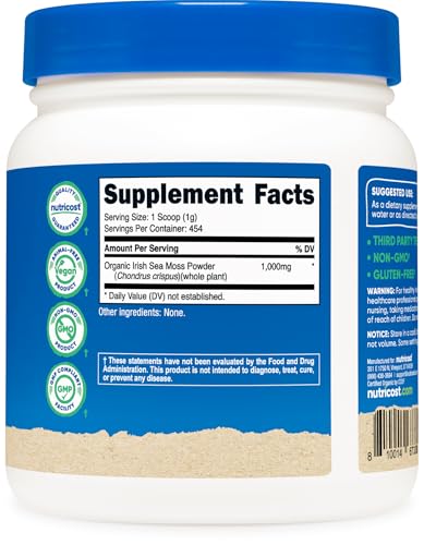 vegetarian friendly Irish moss powder
