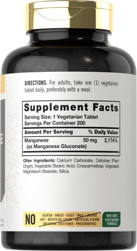 Vegetarian-friendly manganese supplement