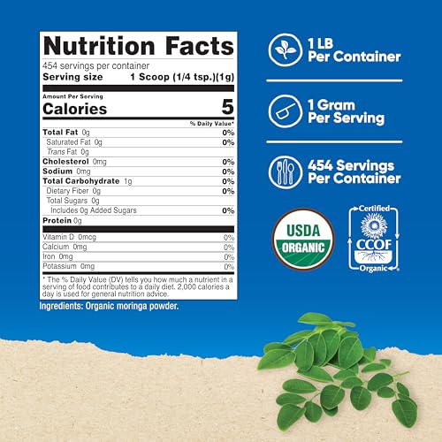 Vegetarian friendly moringa supplement option