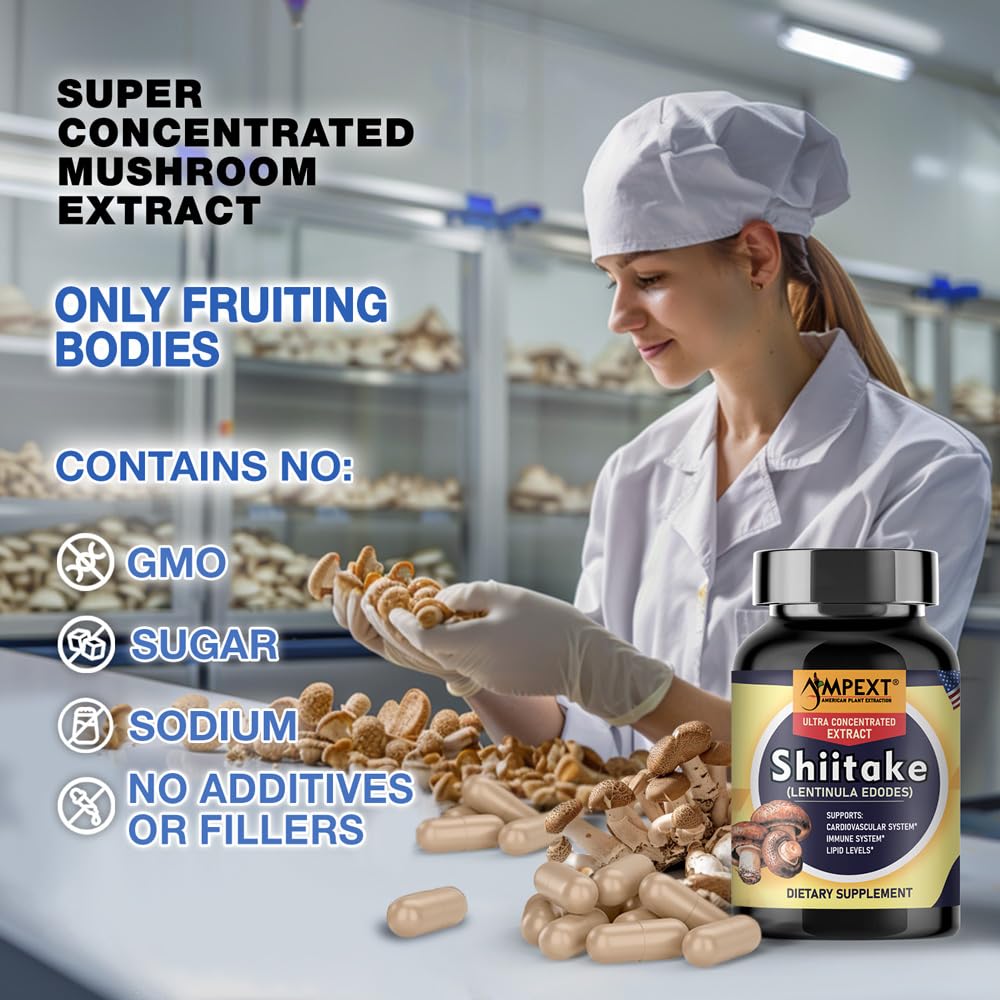 Vegetarian-friendly mushroom extract capsules