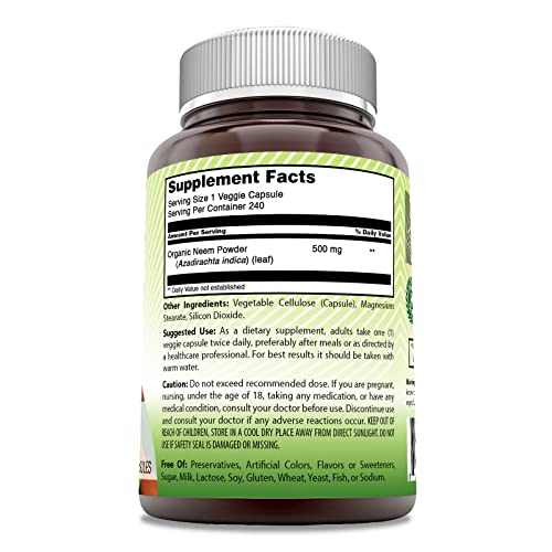 vegetarian friendly neem herbal remedy