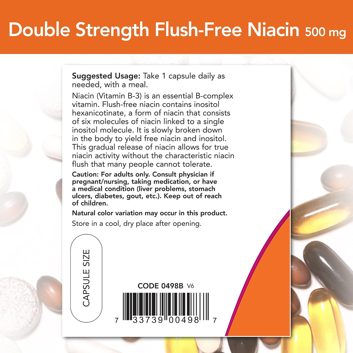 Vegetarian-friendly niacin for energy