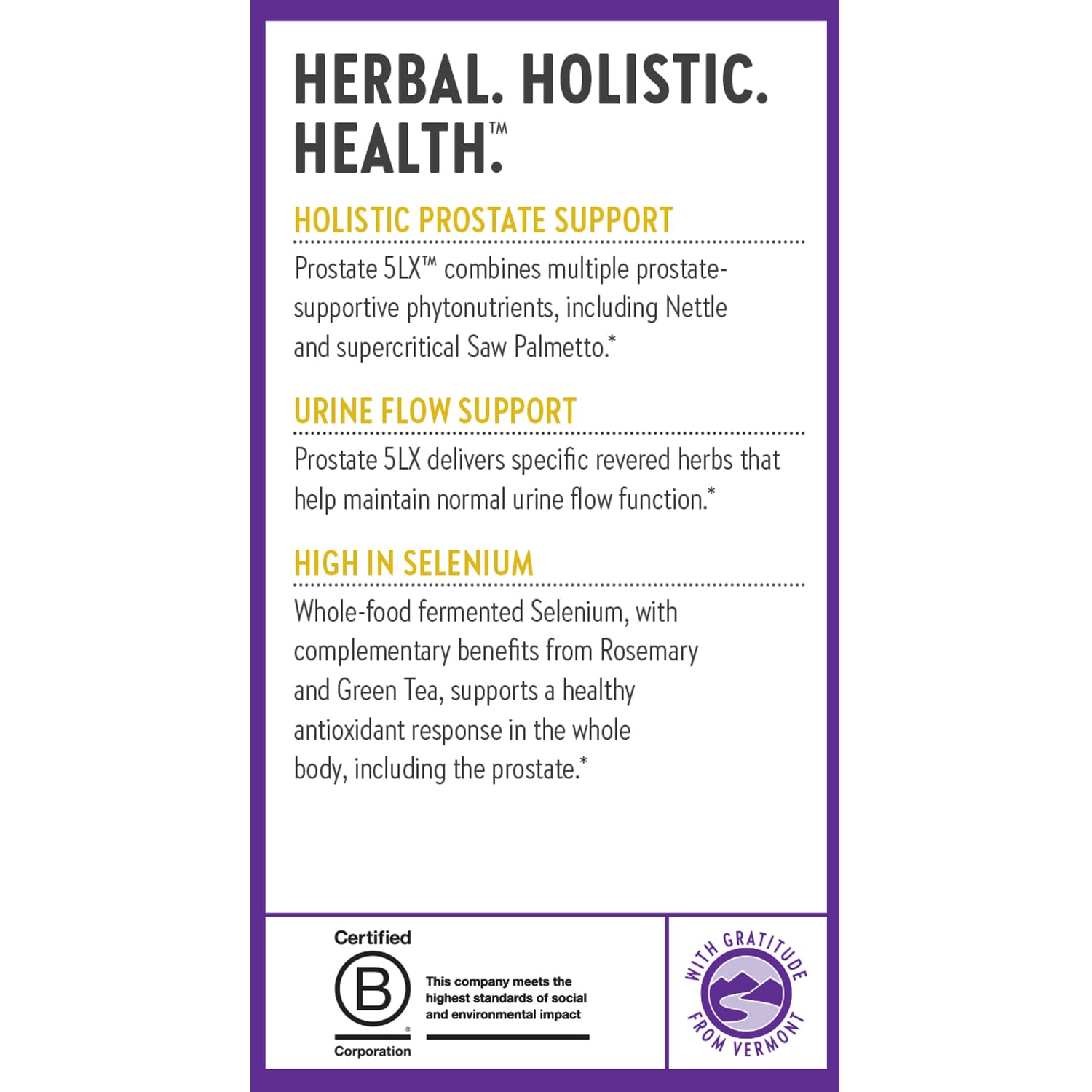 vegetarian-friendly prostate health solution