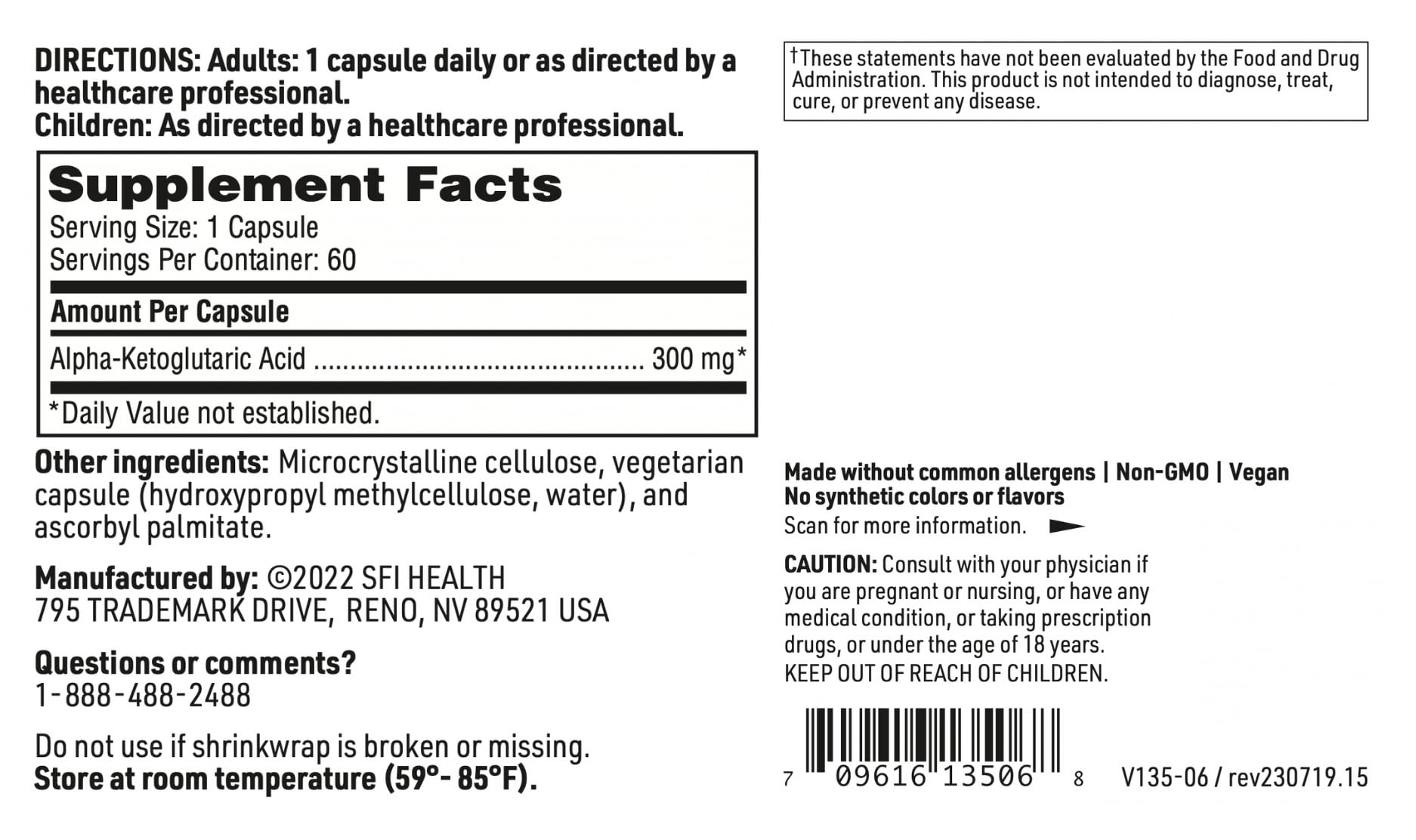 Vegetarian-friendly vitamin and mineral blend
