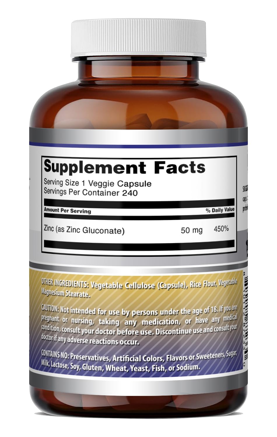 vegetarian-friendly zinc mineral source