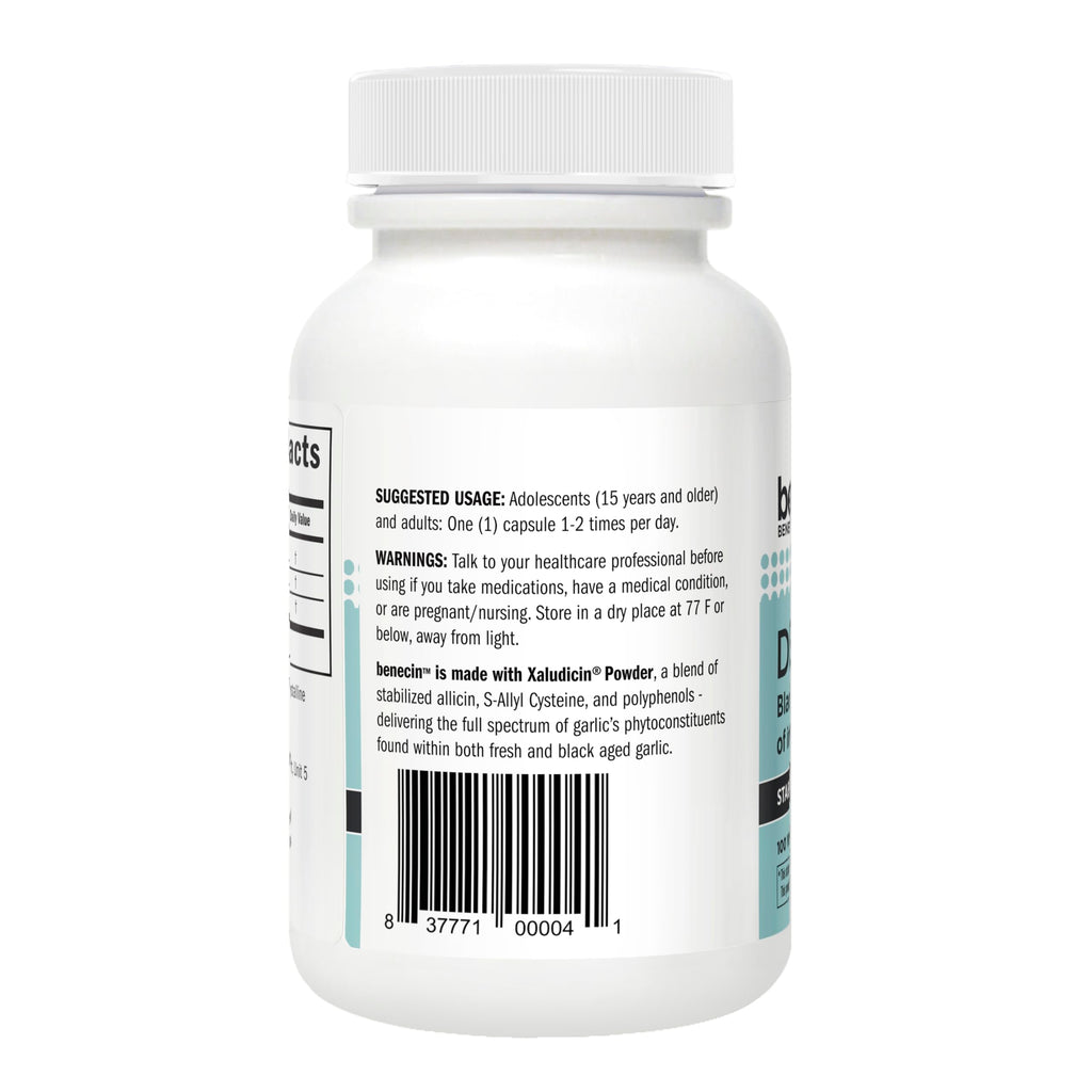 Vegetarian garlic capsules for wellness