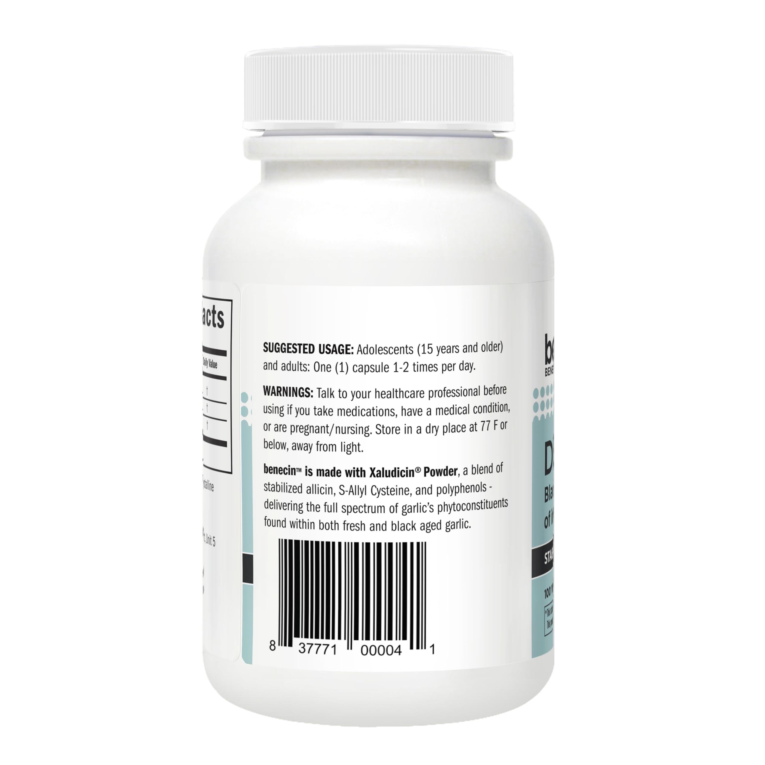 Vegetarian garlic capsules for wellness
