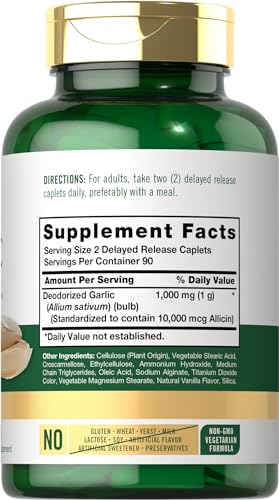 vegetarian garlic supplement for wellness