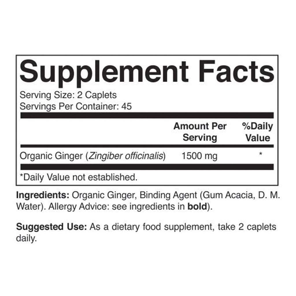 vegetarian ginger tablets for digestion