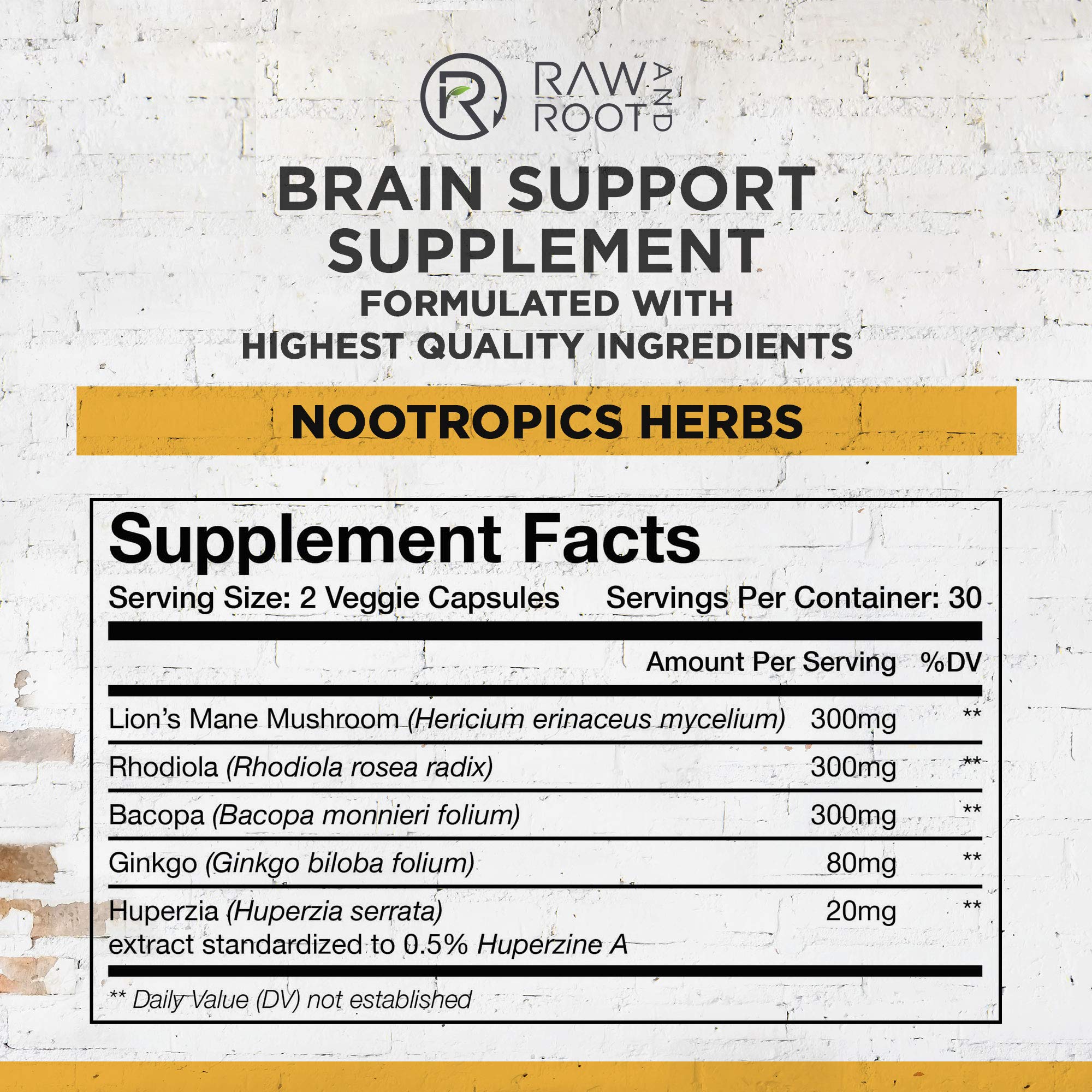 Vegetarian Ginkgo Biloba dietary capsules