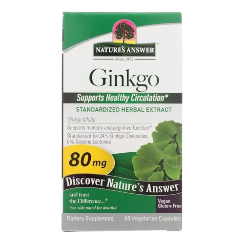 vegetarian ginkgo biloba supplements