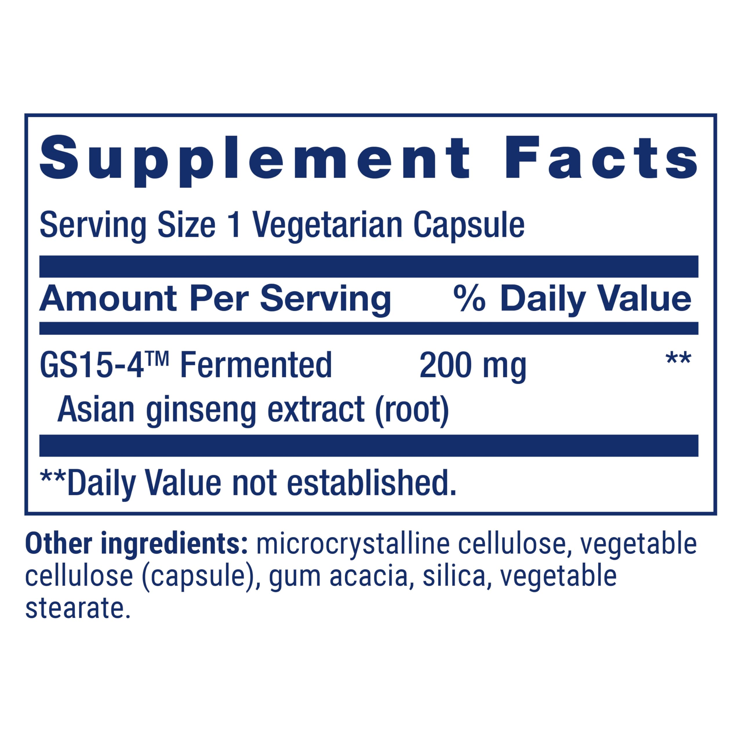 vegetarian ginseng energy formula