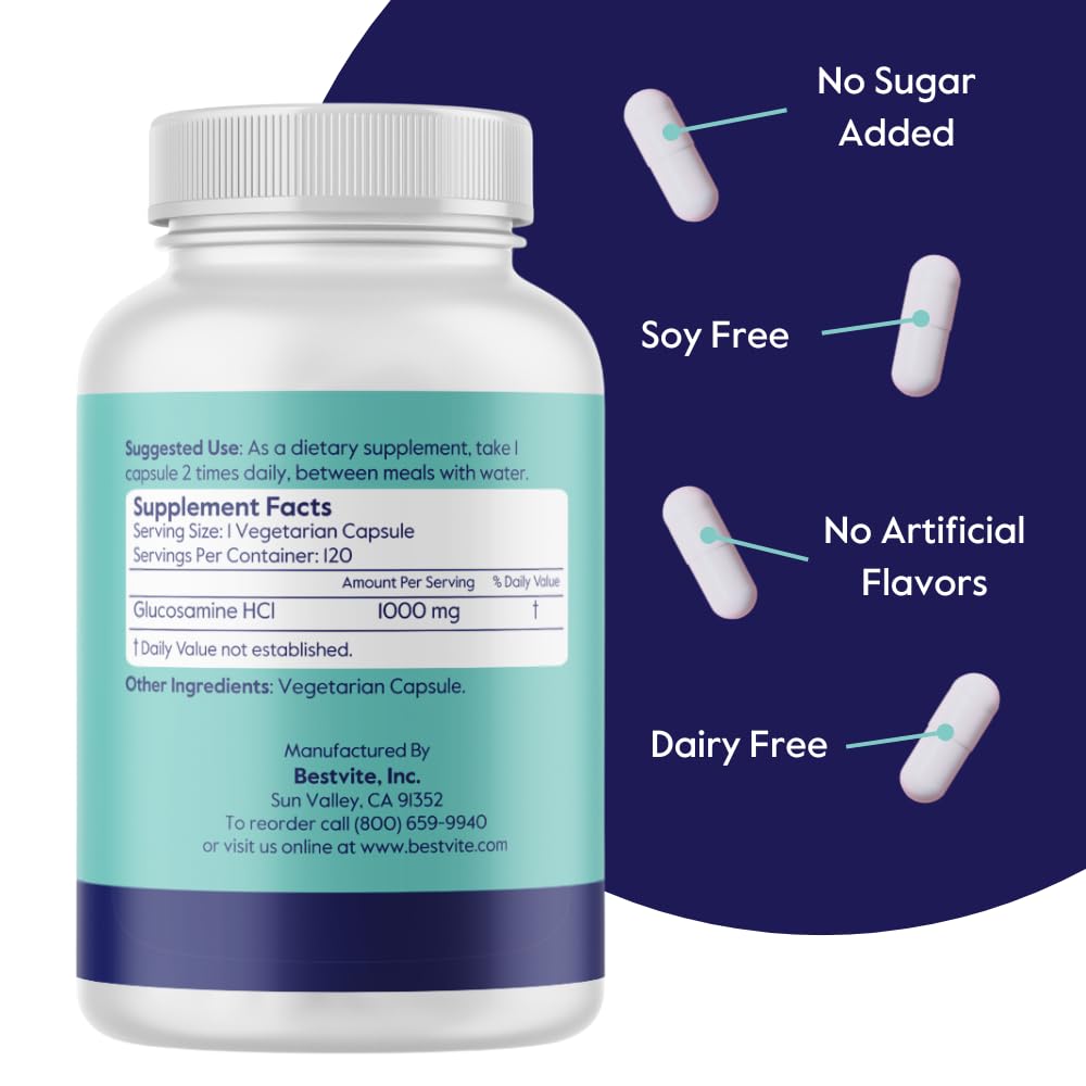 vegetarian glucosamine capsules for mobility