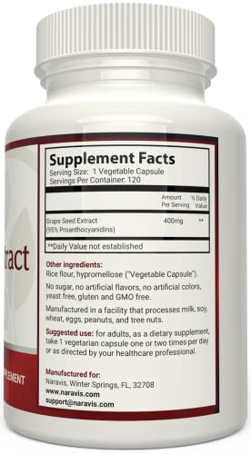 vegetarian grape seed extract benefits