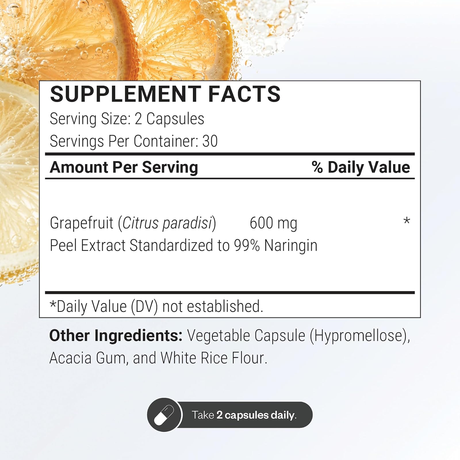 vegetarian grapefruit extract supplement