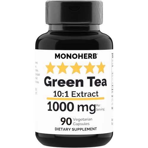 vegetarian green tea supplement capsules