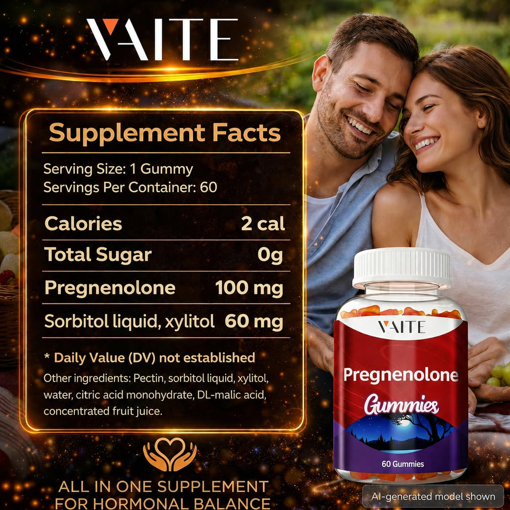 Vegetarian gummies for cognitive function