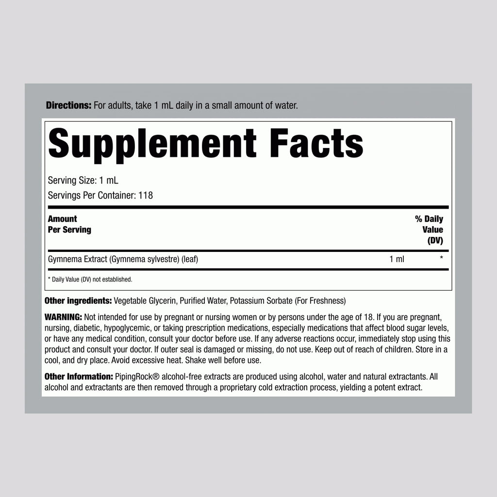 vegetarian gymnema sylvestre tincture