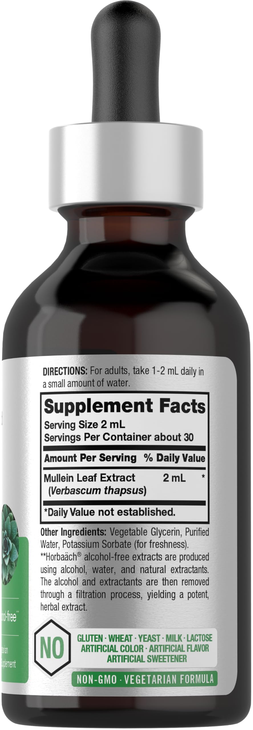 vegetarian herbal supplement with mullein