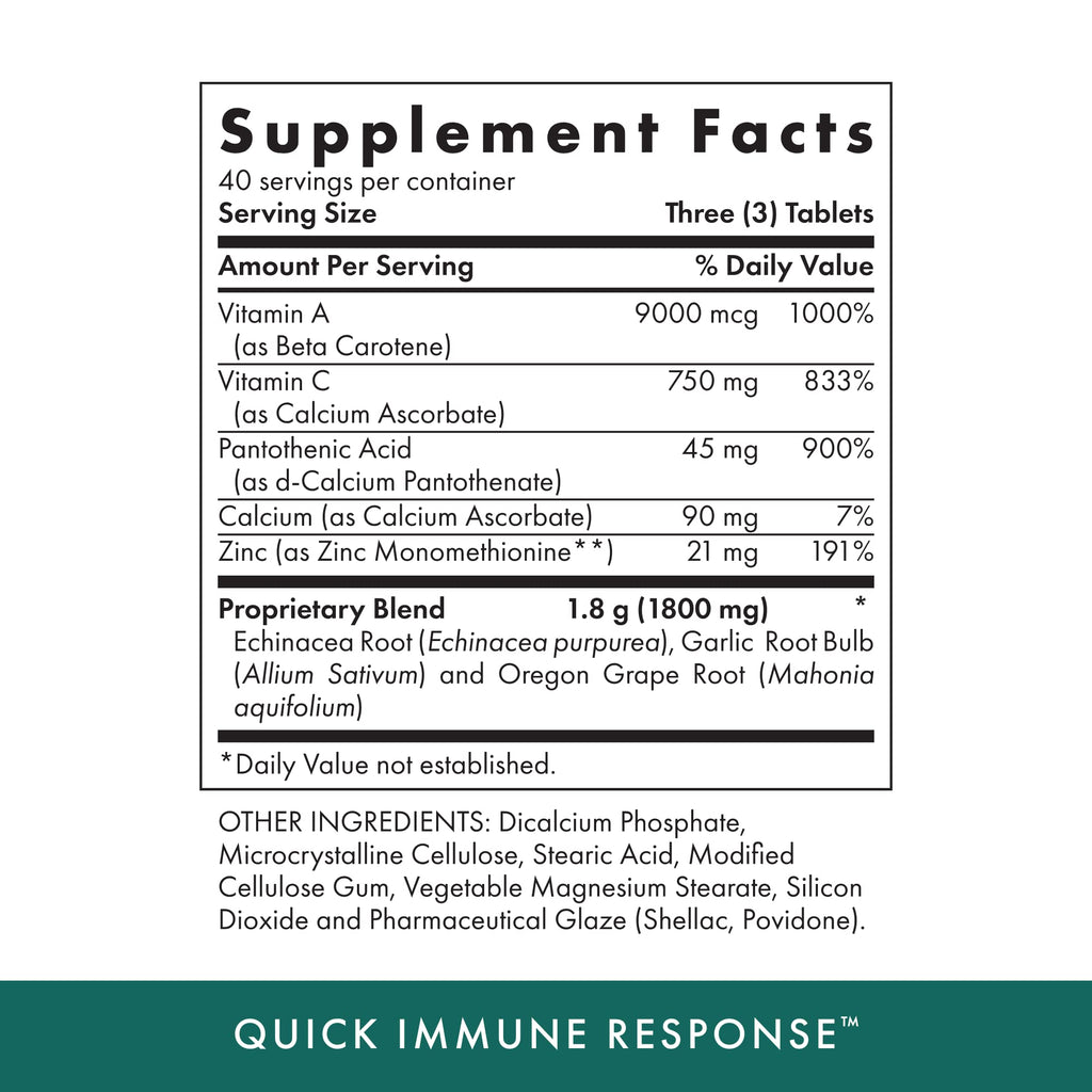 vegetarian immune response formula