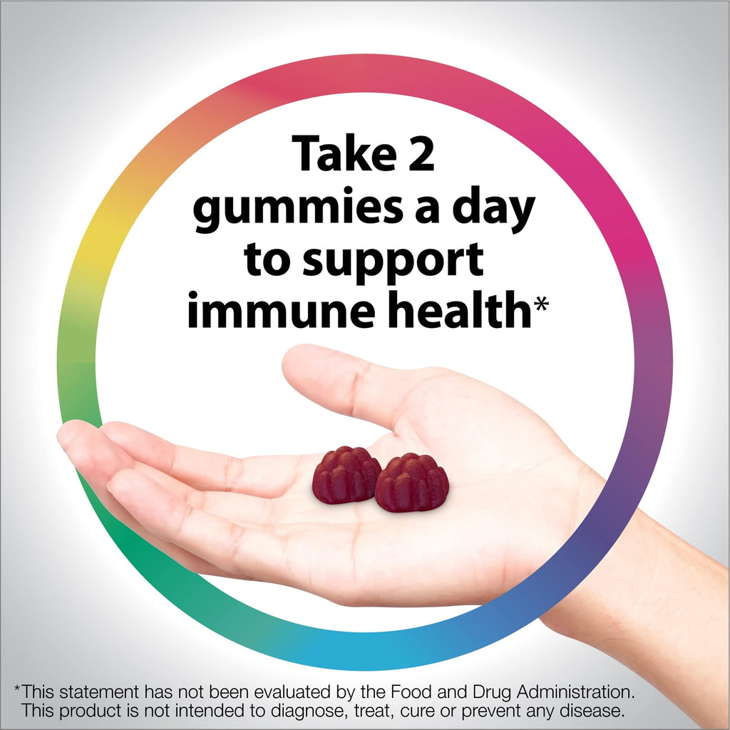 Vegetarian immune support elderberry gummies