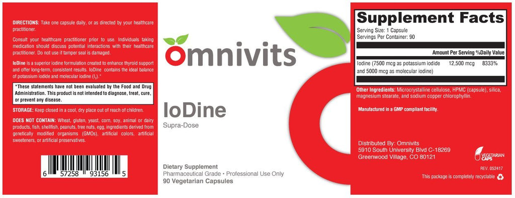 vegetarian iodine capsules for wellness