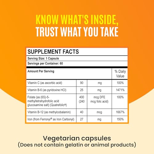 vegetarian iron supplement for energy
