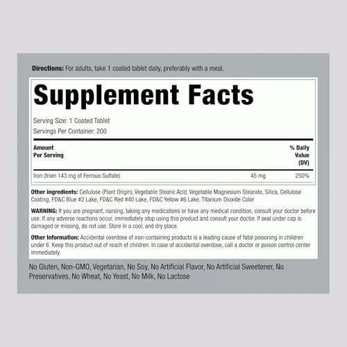 vegetarian iron supplement for energy