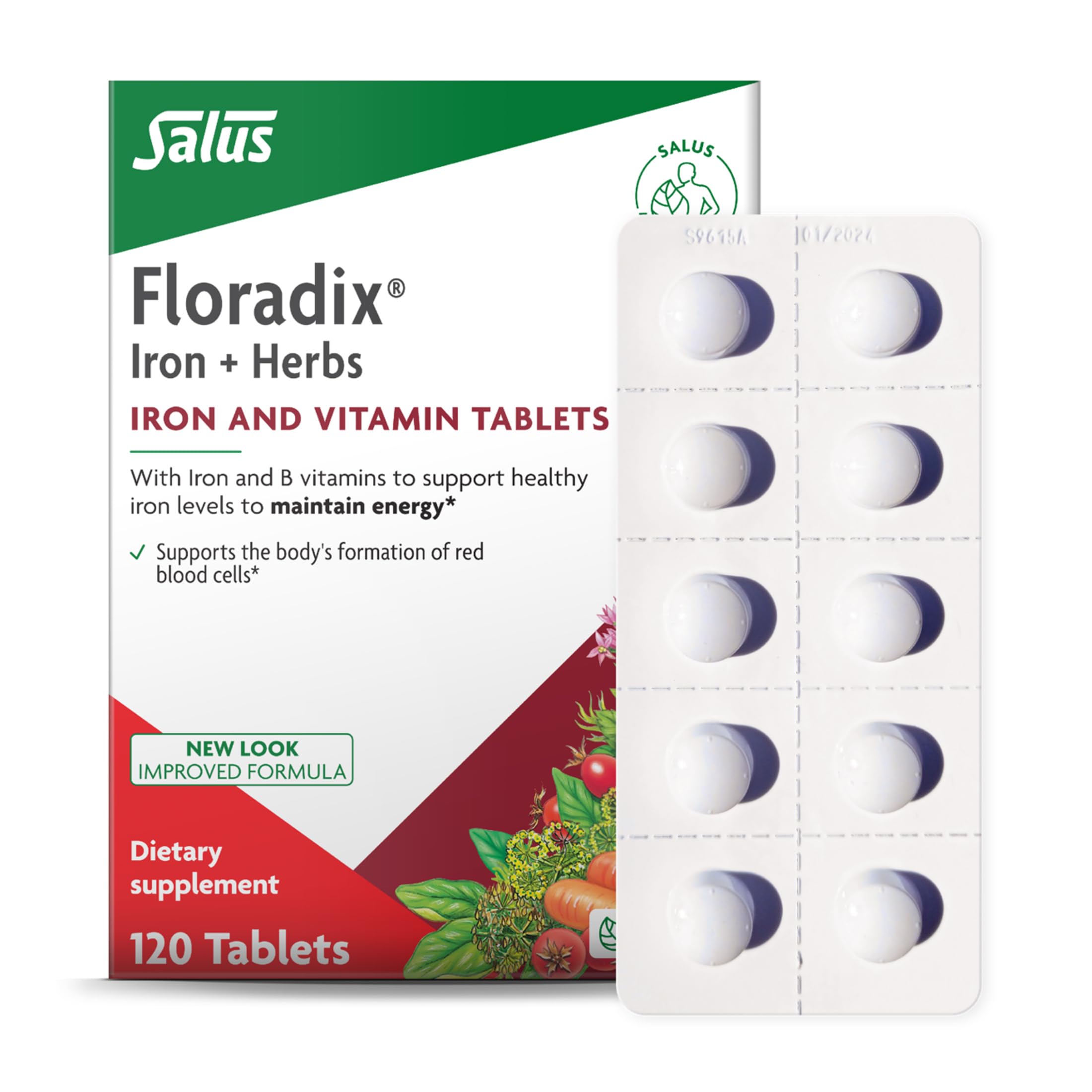 vegetarian iron supplement with B vitamins