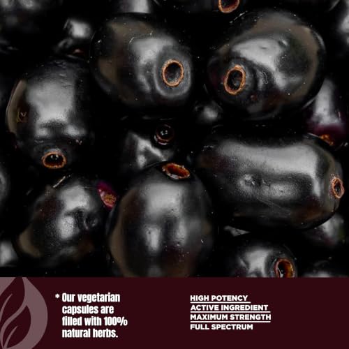 Vegetarian Jamun capsules for energy boost