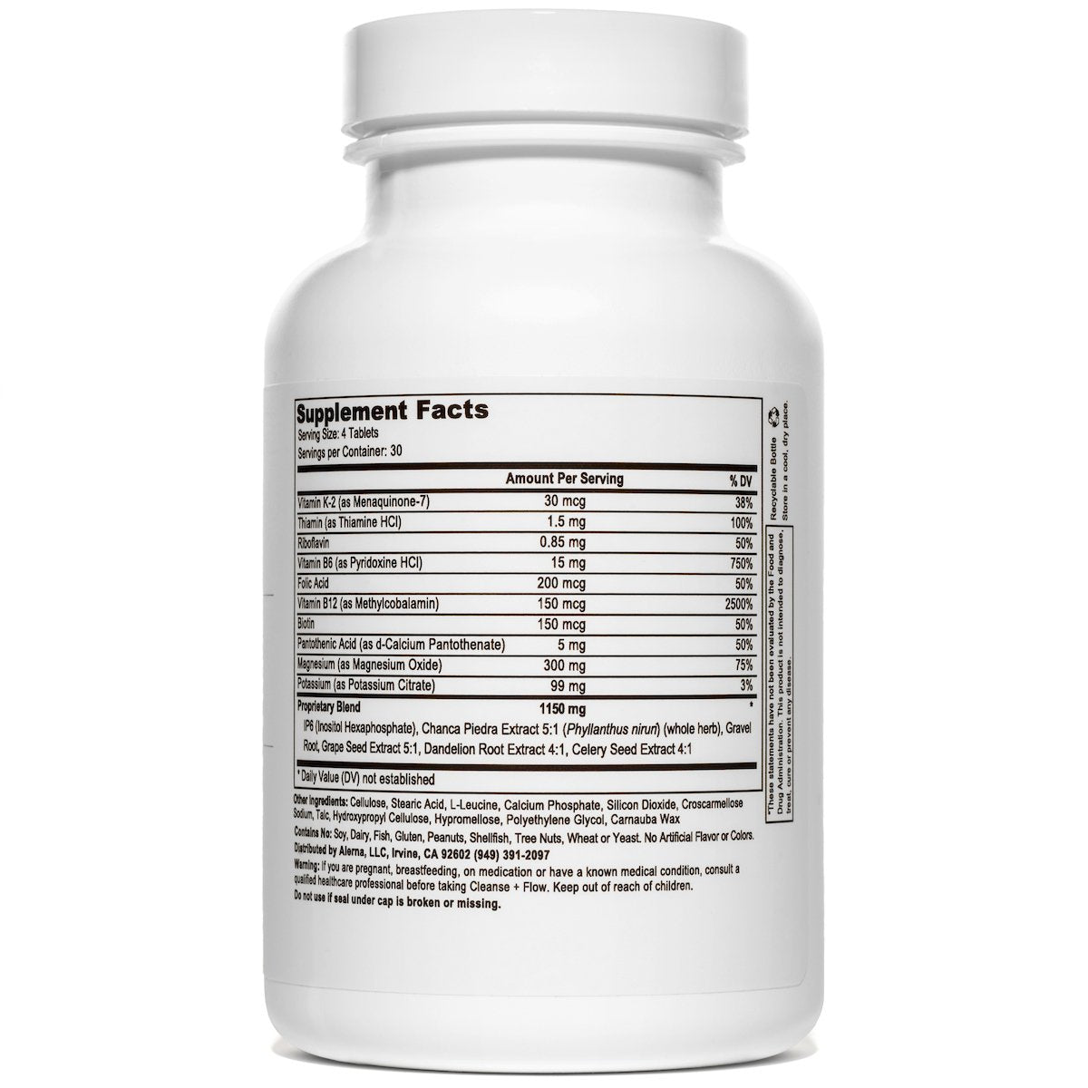 vegetarian kidney cleanse tablets pack