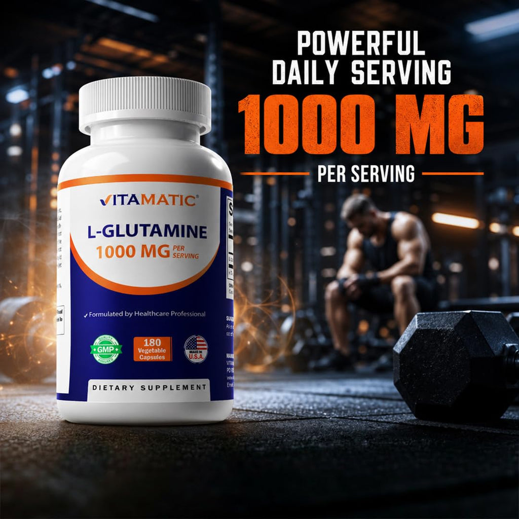 Vegetarian L-Glutamine for fitness enthusiasts