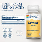 Vegetarian L-Lysine supplement for health