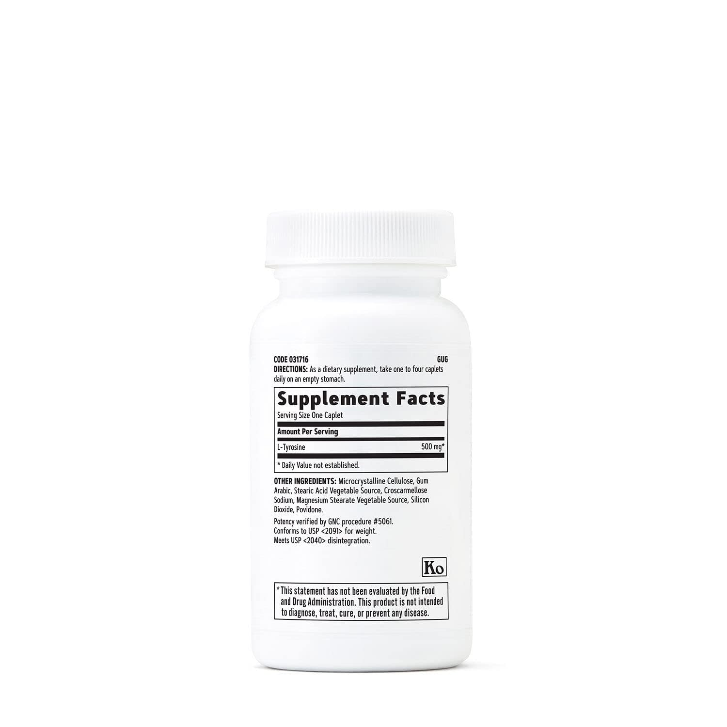 vegetarian l-tyrosine caplets