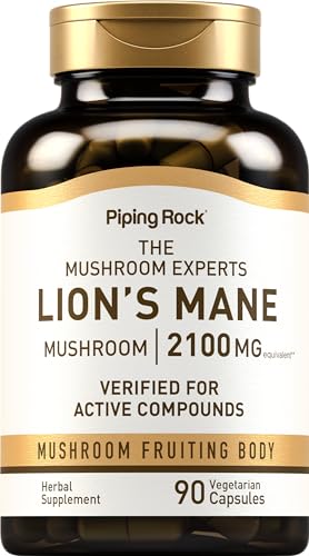 Vegetarian Lion's Mane mushroom supplements