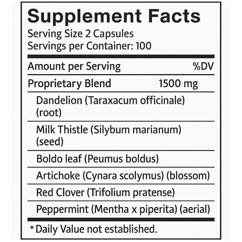 vegetarian liver health supplement
