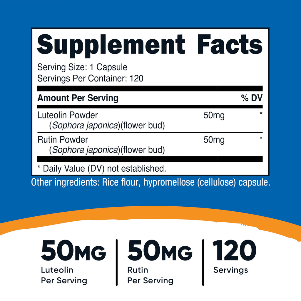 vegetarian luteolin capsules for health