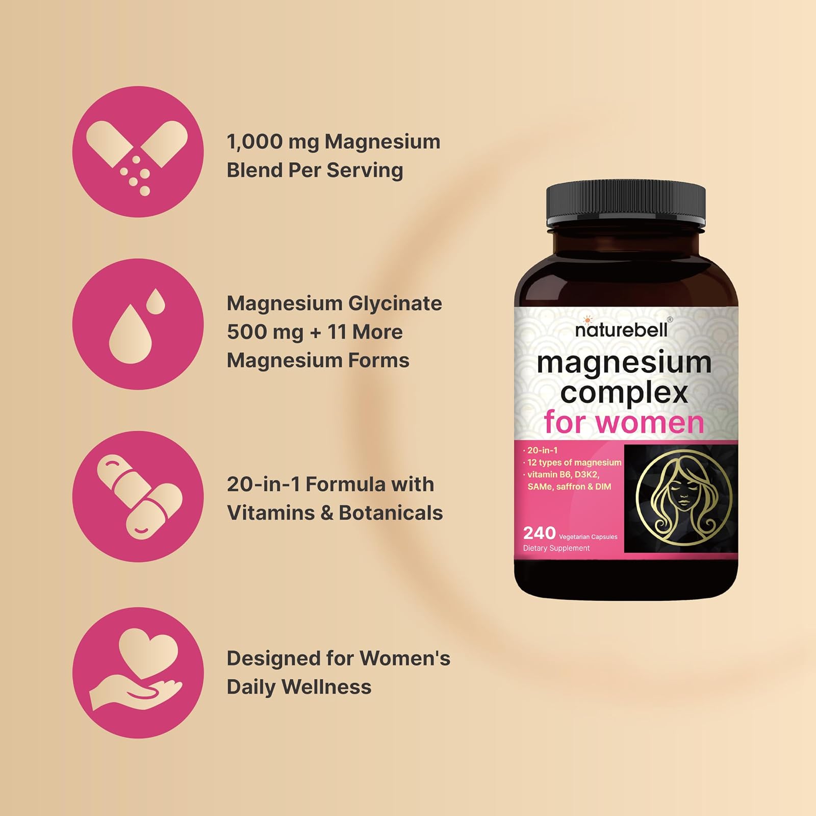 vegetarian magnesium capsules for energy