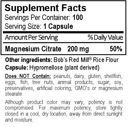 vegetarian magnesium capsules for wellness
