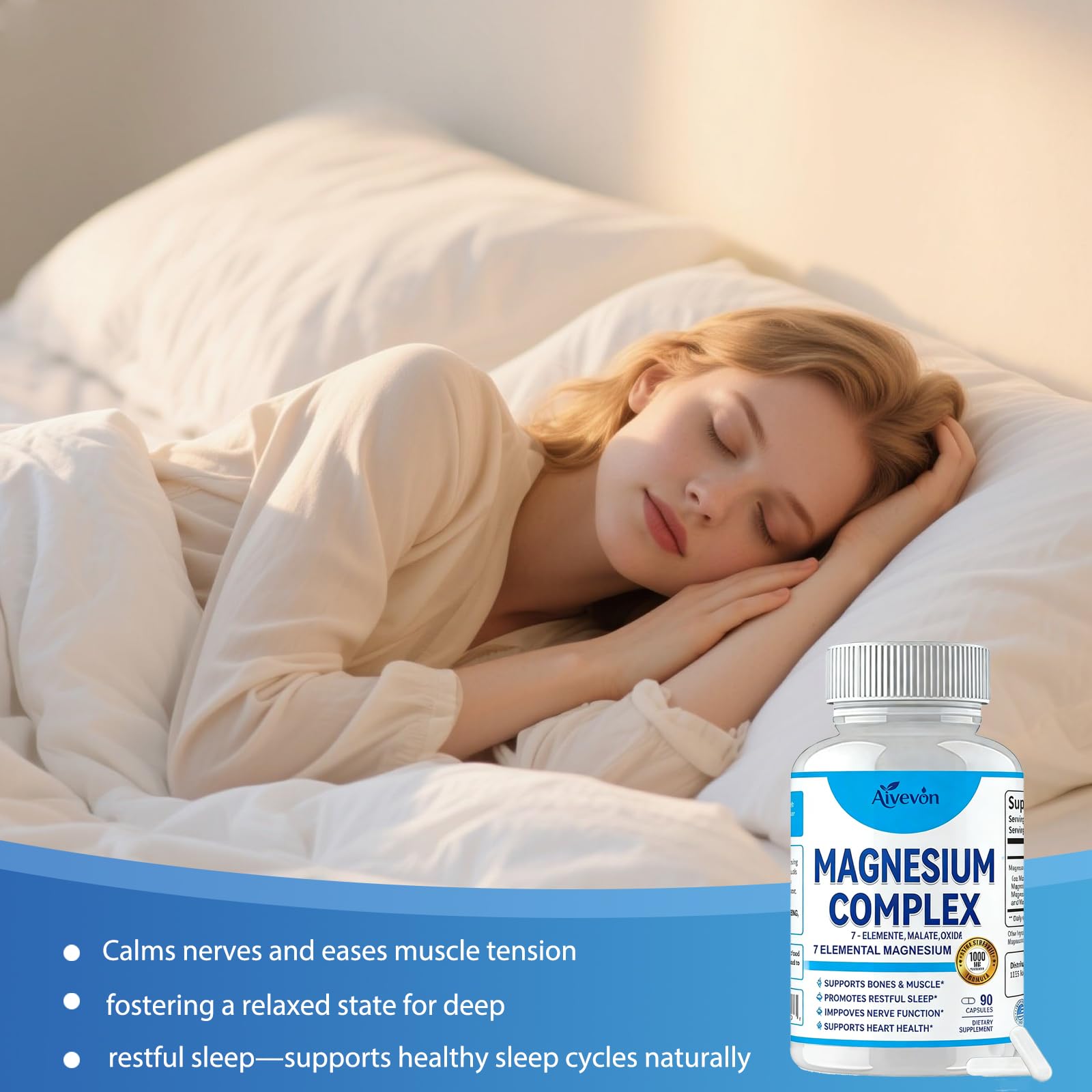 Vegetarian magnesium capsules for wellness