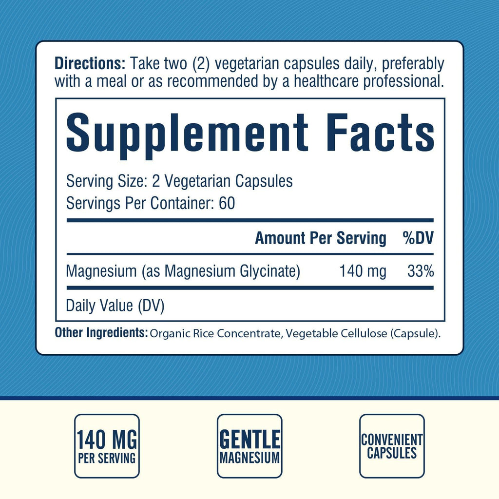vegetarian magnesium capsules for wellness