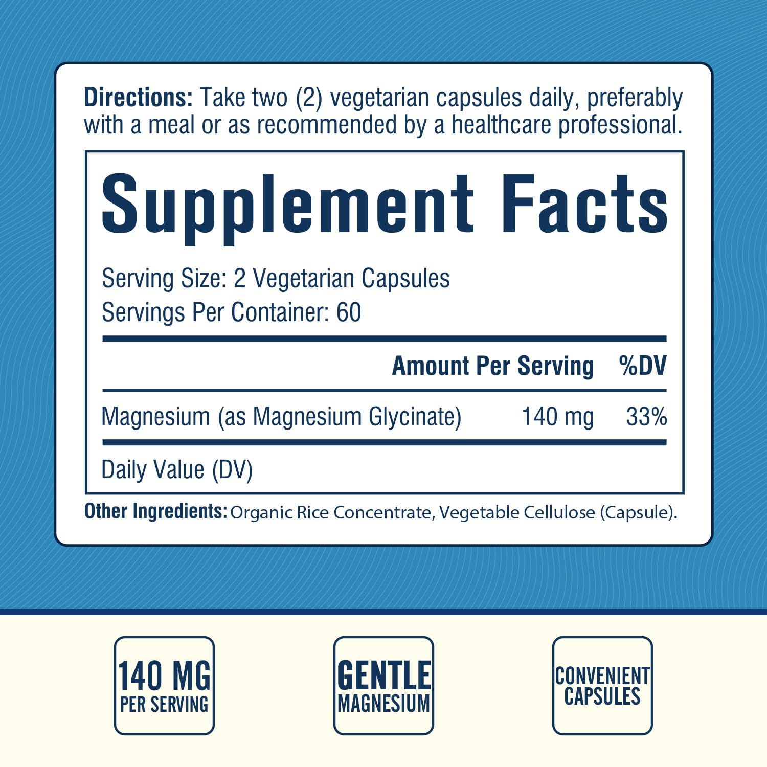 vegetarian magnesium capsules for wellness