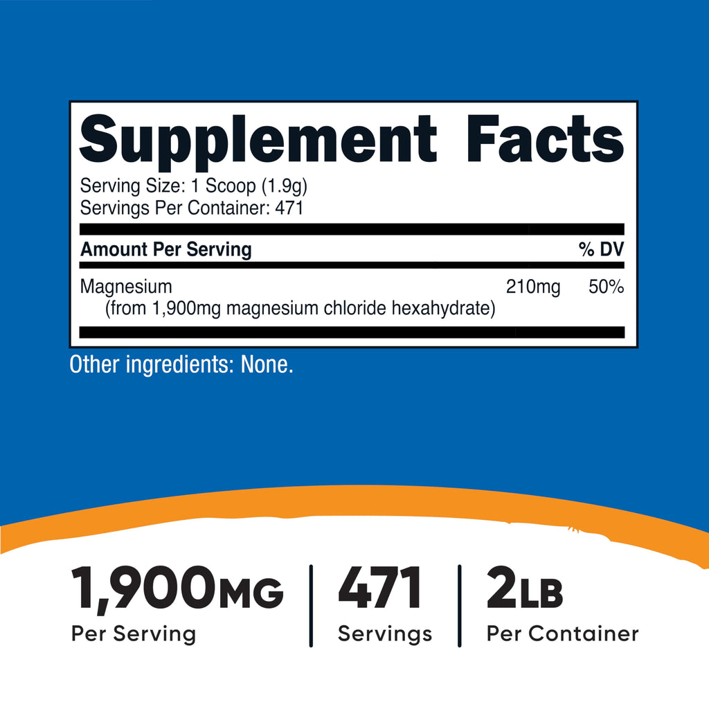 vegetarian magnesium chloride benefits